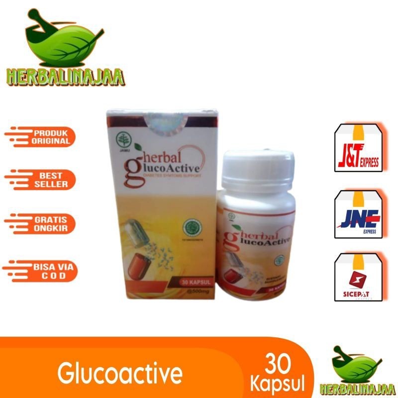 Jual GLUCOACTIVE ASLI OBAT DIABETES ORIGINAL HERBAL GLUCOACTIVE OBAT ...