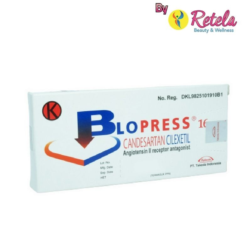 Jual BLOPRESS 16MG 1 BOX 14 TABLET | Shopee Indonesia