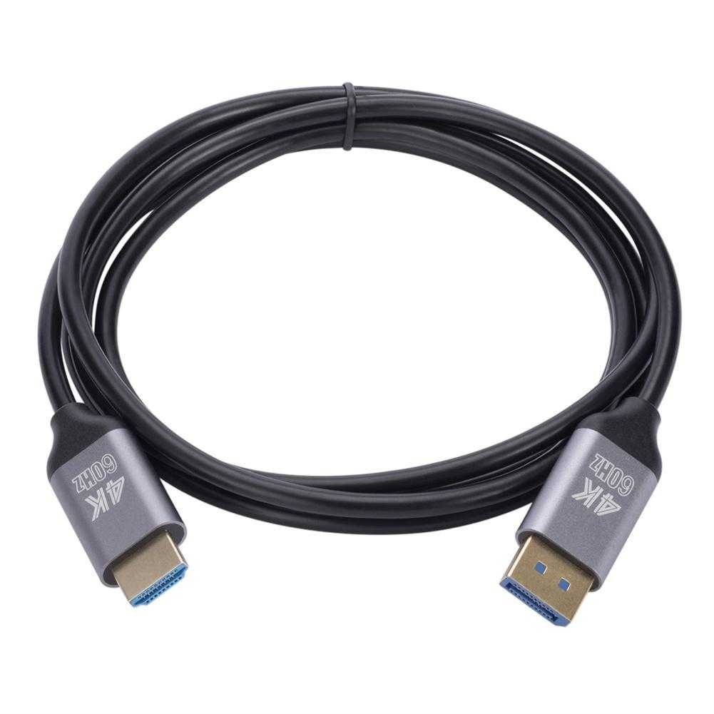 Jual PC Kabel Display Port to HDMI 4K 3840x2160 60Hz 1.8m - DP17 ( ORI ...