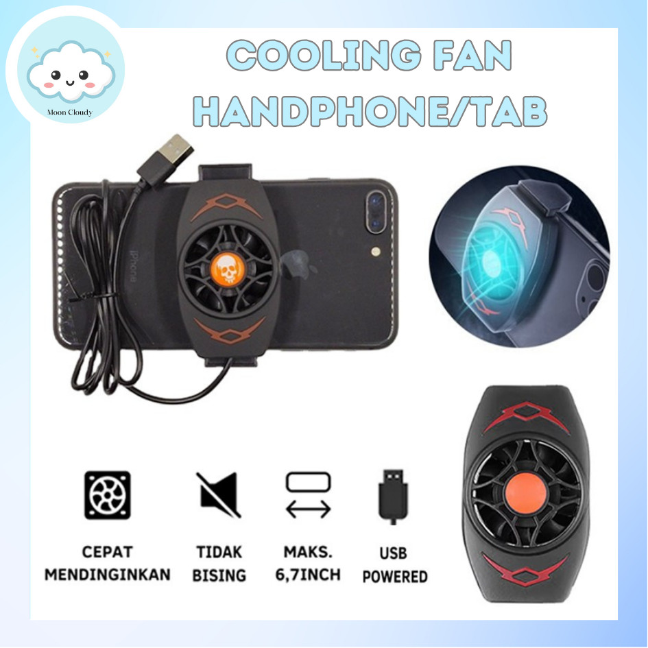 Jual Smartphone Cooling Fan X13 Radiator Kipas Pendingin Handphone Atau ...