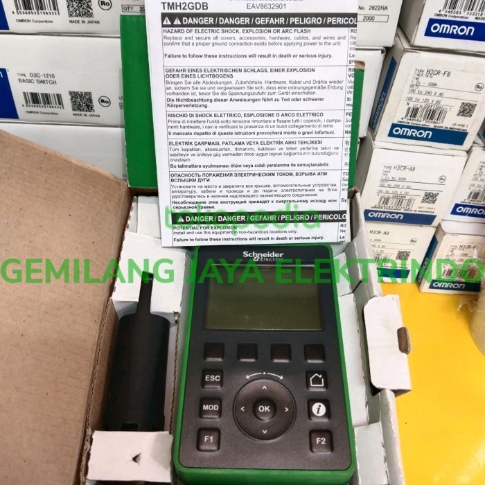 Jual REMOTE GRAPHIC DISPLAY SCHNEIDER TMH2GDB UNTUK PLC MODICON M211 ...