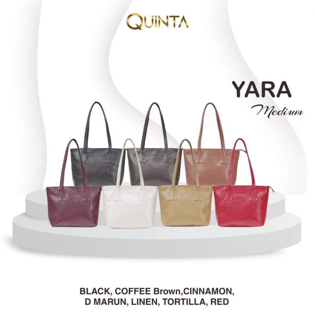 Jual Quinta Yara Medium Totebag Simple, Mudah Dibawa dan Awet | Shopee Indonesia