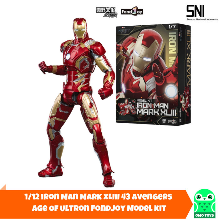 Jual 1/7 Iron Man Mark 43 MK XLIII Infinity Saga Avengers Age Of Ultron ...