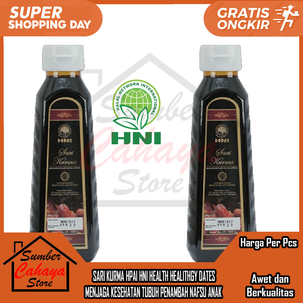 Jual Hni Sari Kurma H P A I Hpai Healthy Dates Pemulihan Pasca Dbd ...