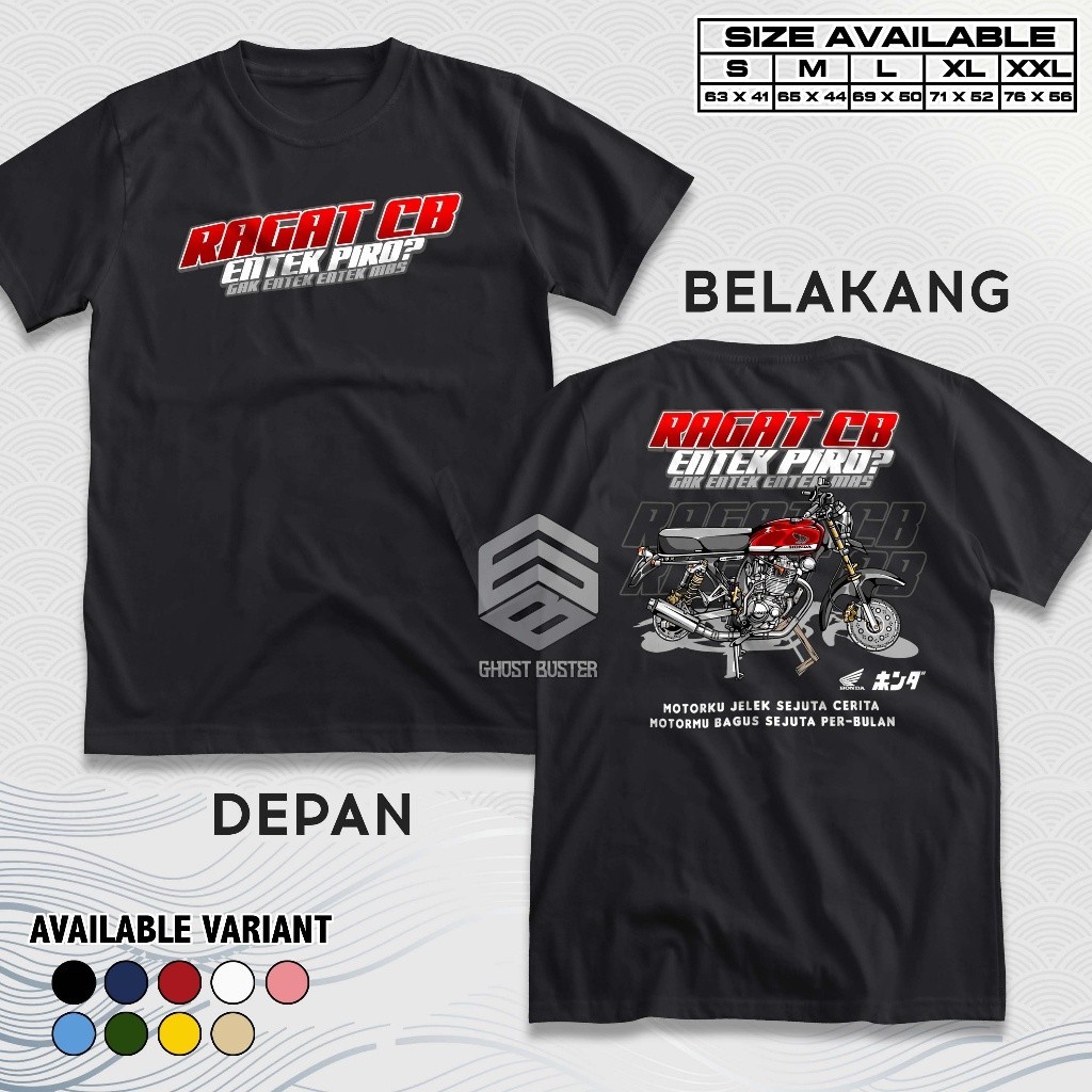 Jual SUNSHINE - Kaos Racing Honda CB Ragat Gak Entek Baju Distro Motor Herex Honda Gank Tshirt ...