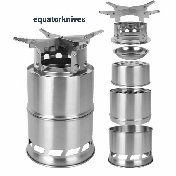 Jual Original Stainless wood gasification portable stove with ...
