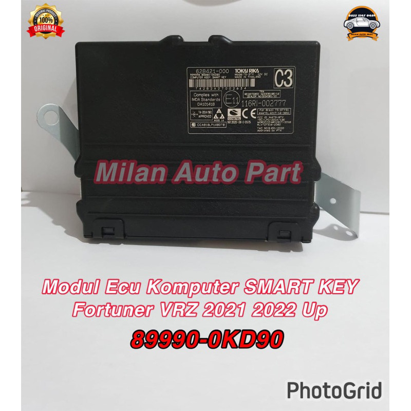 Jual Modul ecu komputer Smart Key Fortuner VRZ 2021 2022 up 89990-0KD90 ...