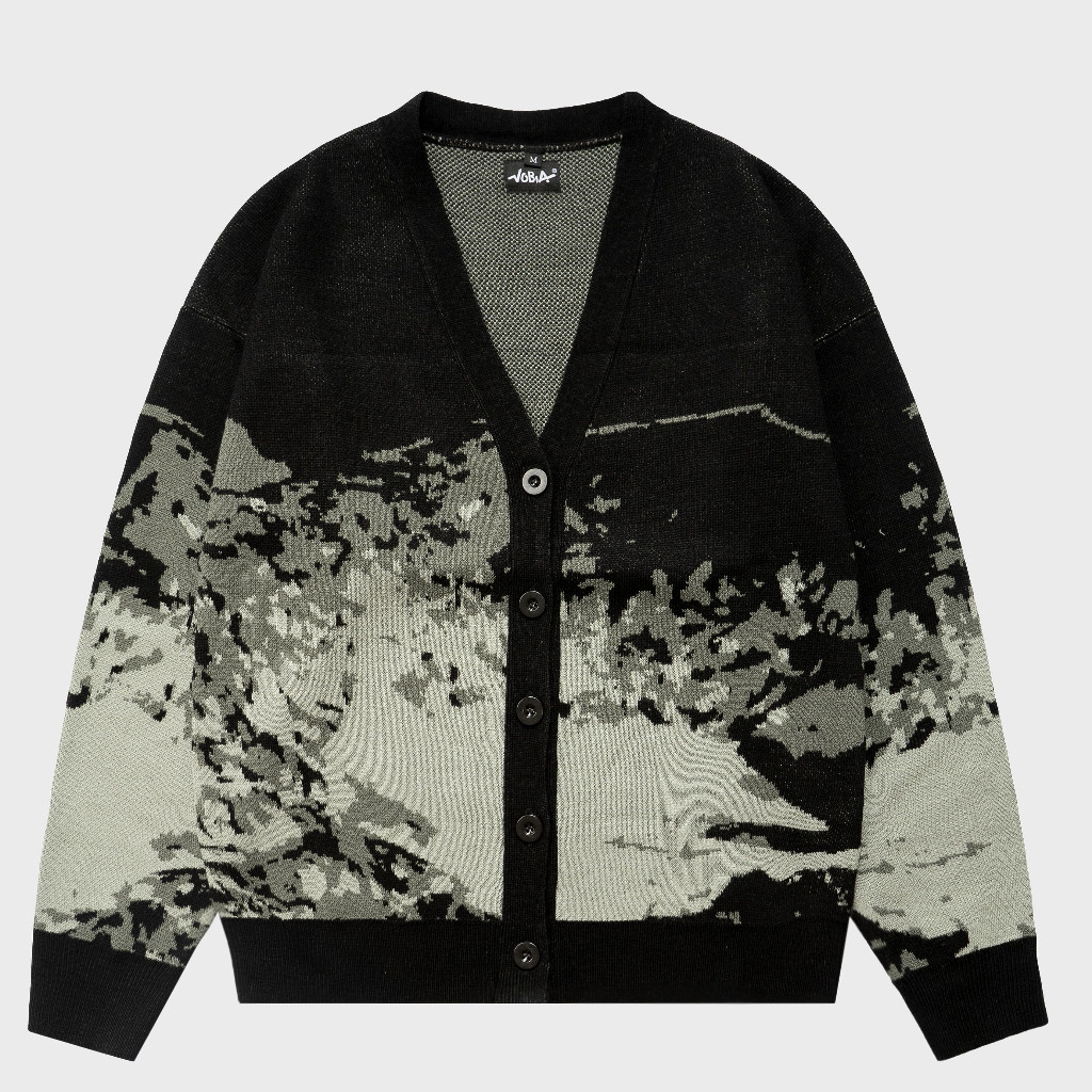 Jual Vobia Knitwear Cardigan - GrayScale | Shopee Indonesia