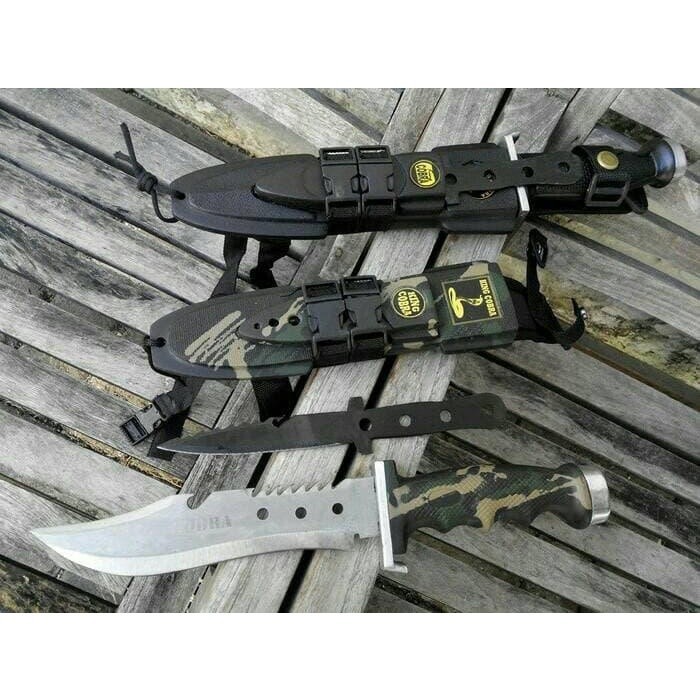 Jual PISAU RAMBO ORIGINAL BAJA / Promo Pisau Berburu Comando King Cobra ...