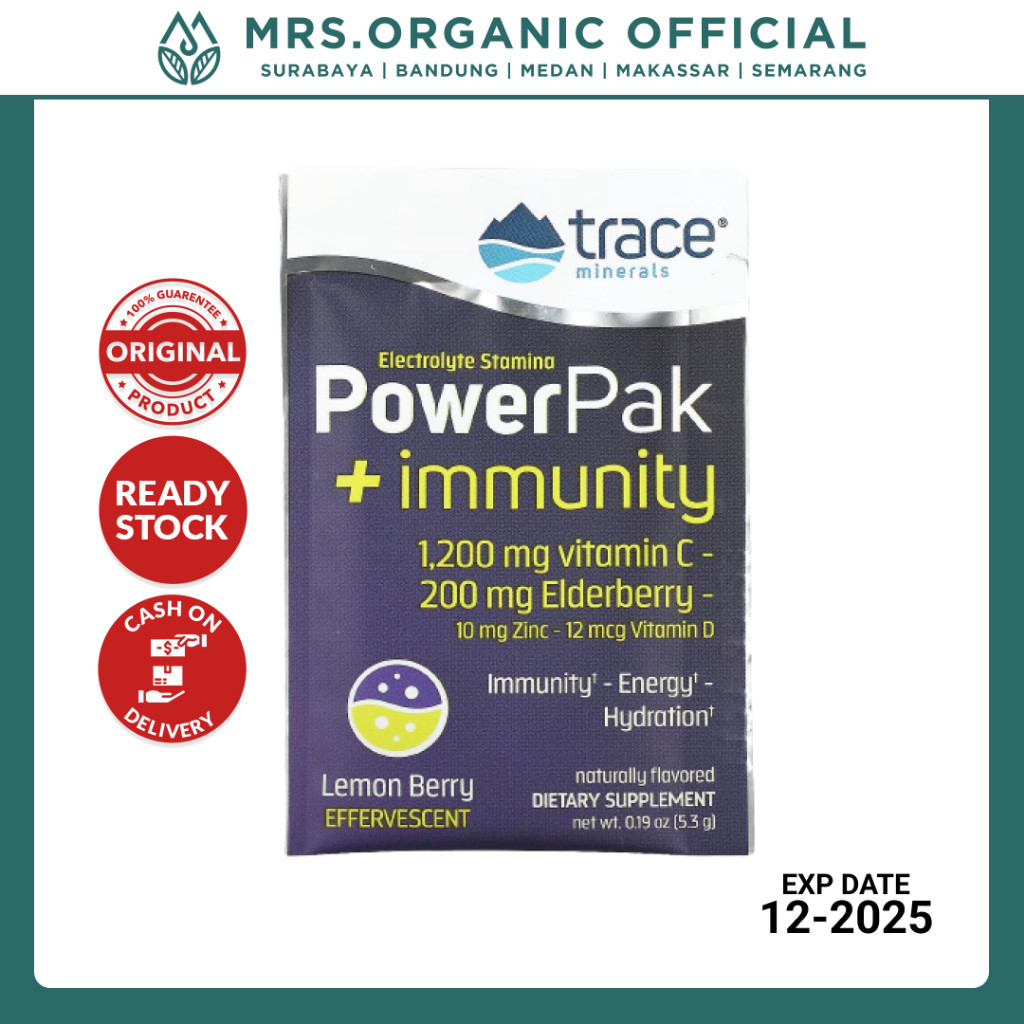 Jual Trace Mineral Electrolyte Stamina PowerPak Immunity Lemon Berry ...