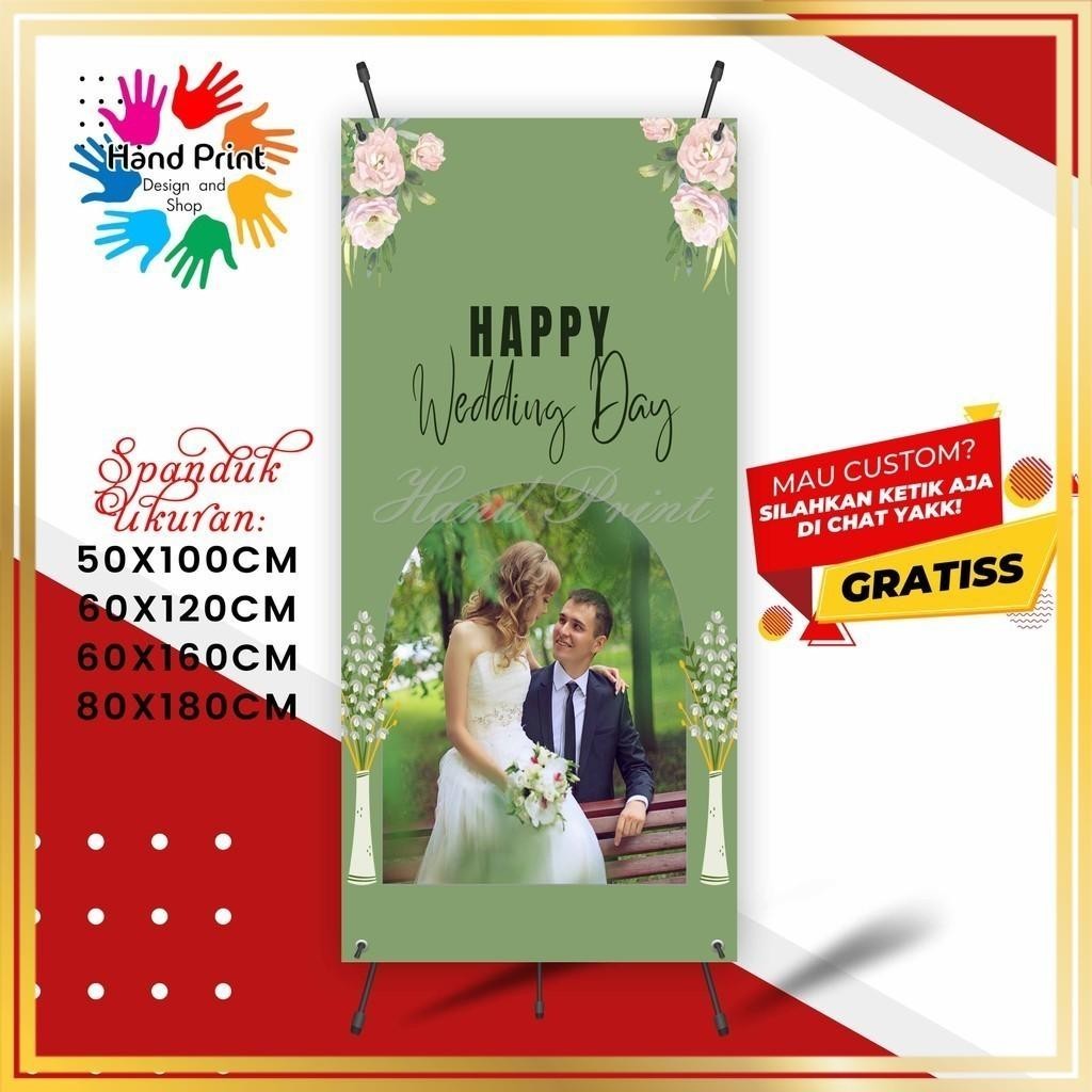 Jual SPANDUK BANNER Wedding Selamat Datang Di Pernikahan kami G MMT ...