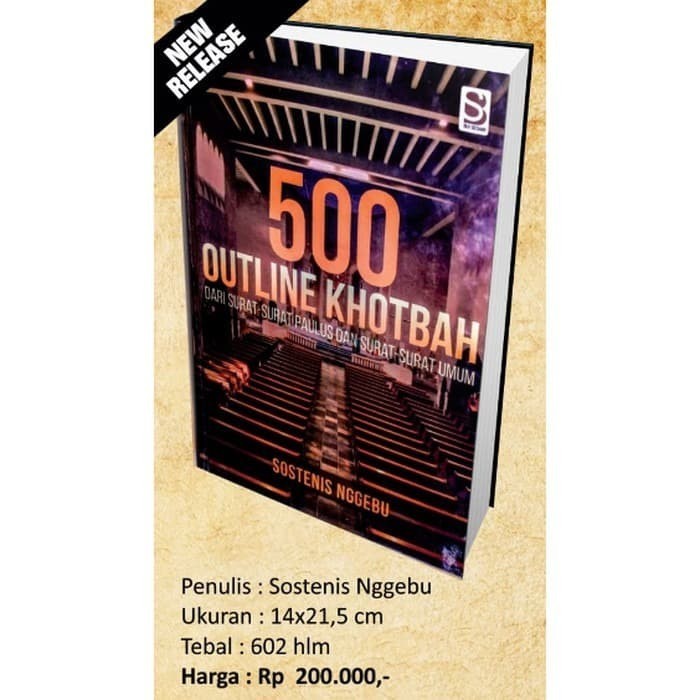 Jual 500 OUTLINE KHOTBAH DARI SURAT-SURAT PAULUS DAN SURAT-SURAT UMUM ...