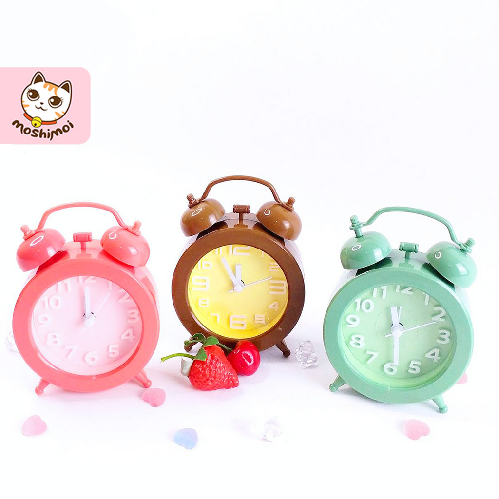 Jual Jam Alarm Klasik / Weker Klasik / Jam Meja Estetik PL Warna ...