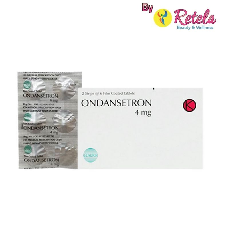 Jual ONDANSETRON 4MG 1 STRIP 6 TABLET | Shopee Indonesia