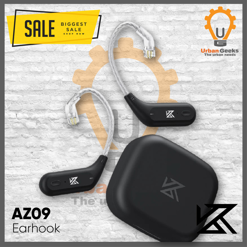 Jual KZ AZ09 TWS HD Upgrade Bluetooth Module Earhook WITH MIC | Shopee ...