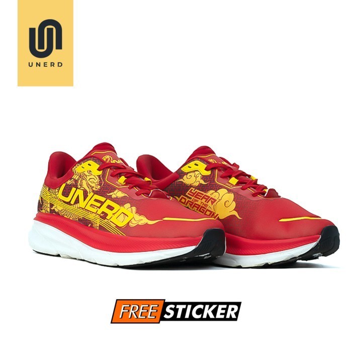 Jual Unerd Sombra Red Fortune I Sepatu Running Casual Pria Wanita ...
