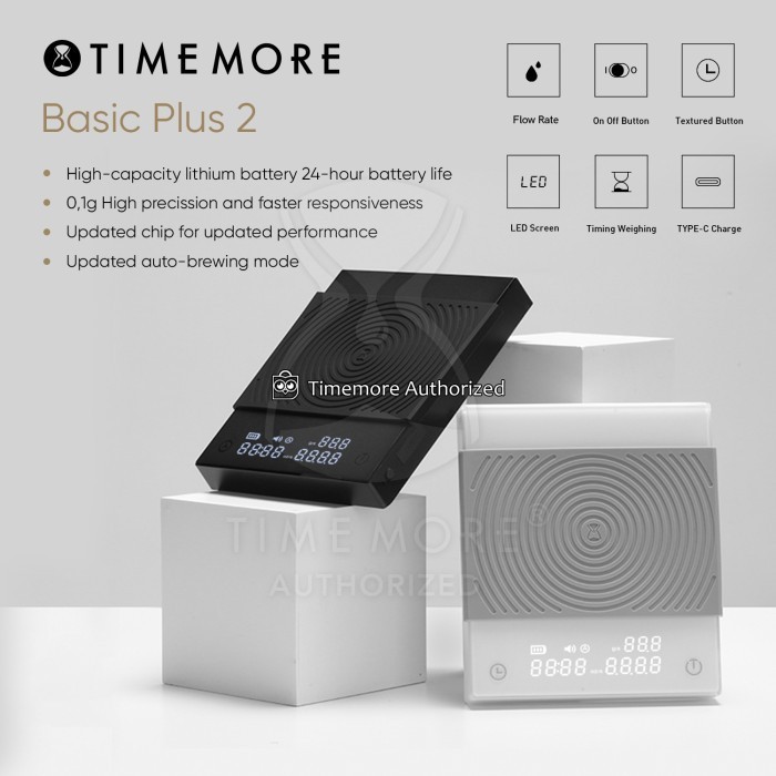 Jual Timemore Basic Pro Digital Coffee Scale Black Mirror - Timbangan ...