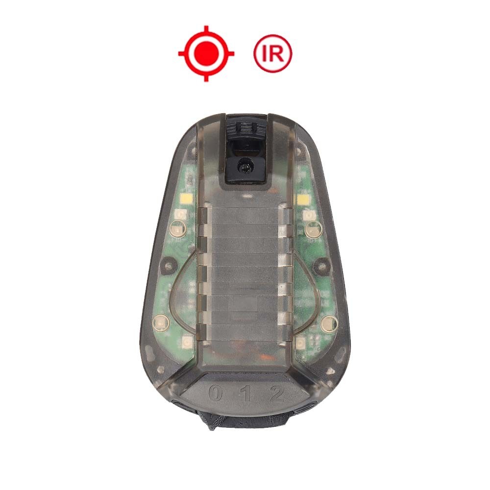 Jual Helstar 6 IR IFF Tactical Helmet Strobe Red White - Strobo Black ...