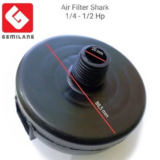 Jual Filter Kompresor Shark Original Drat 1/2 Inch Bahan Plastik ...