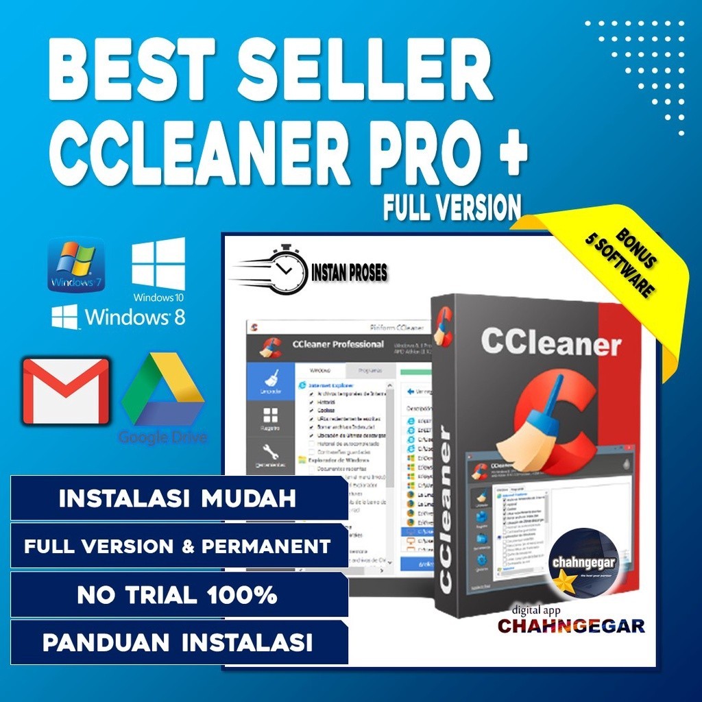 Jual CCleaner Professional Plus 6 Edisi 2024 Full Version Lisensi ...