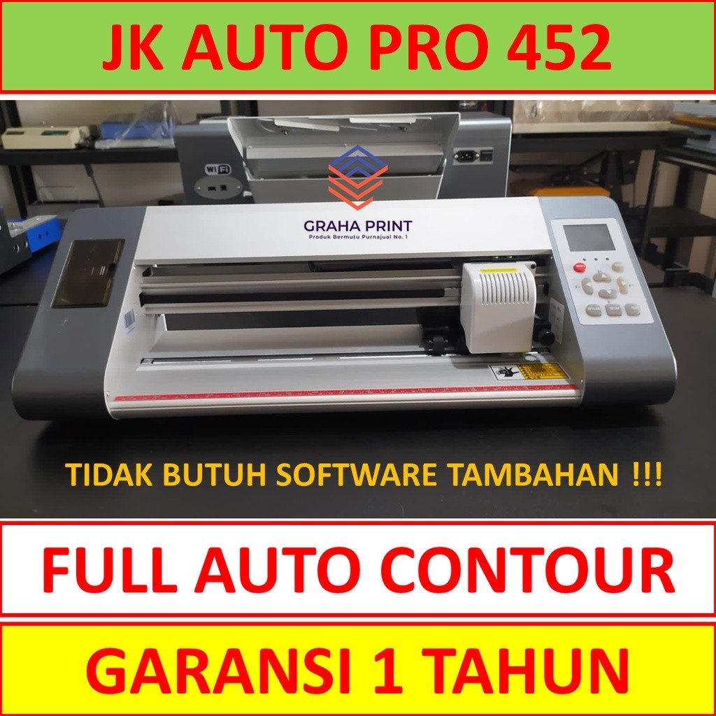 Jual Jinka Pro - JK 452 Mesin Cutting Sticker Auto Contour Cut Full ...
