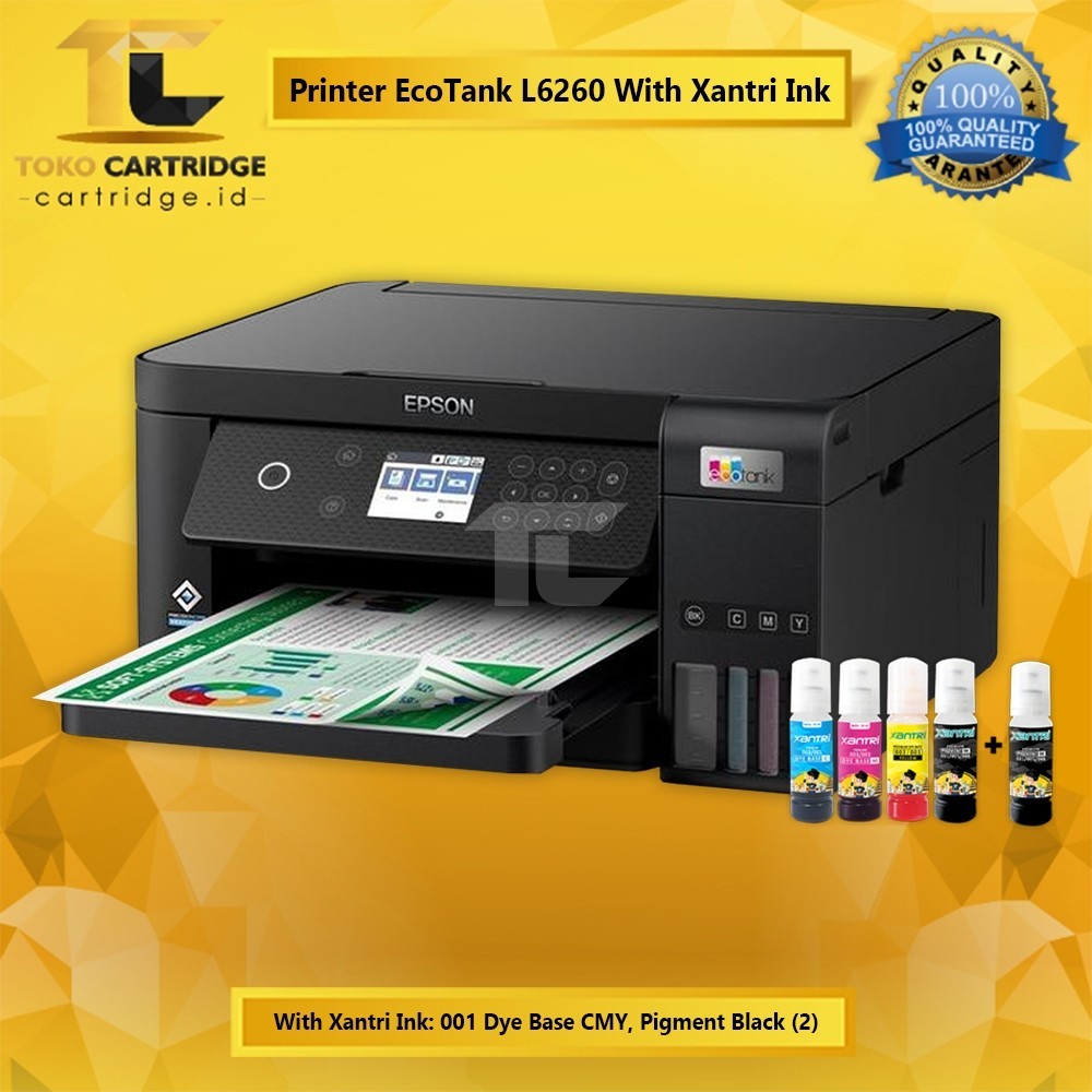 Jual Printer EcoTank L6260 / L6290 A4 Wi-Fi Duplex Print Scan Copy ...