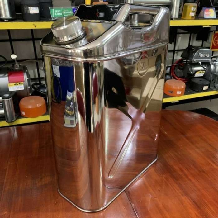 Jual Clf Jerigen Stainless Steel 20 Liter | Shopee Indonesia