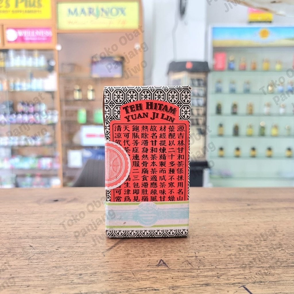 Jual Teh hitam Yuan ji Lin gan go Cha 1 kotak isi 10 Bungkus | Shopee ...