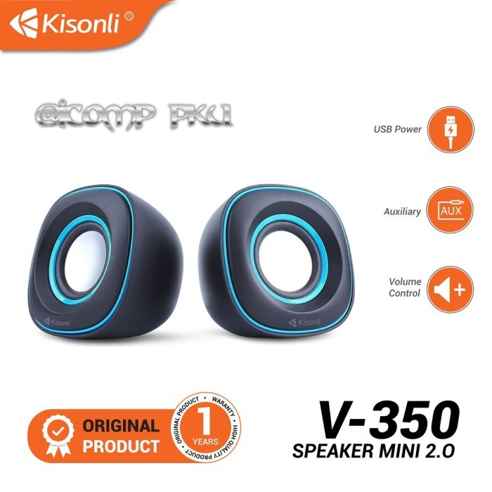Jual Speaker Kisonli V350 usb speaker - Kisonli V 350 | Shopee Indonesia