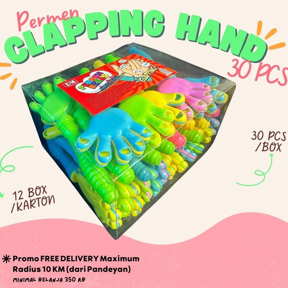 Jual DSM PERMEN CLAPPING HAND / CLAPING TANGAN ISI 30 PCS HALAL ...