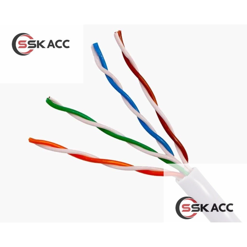 Jual Kabel Lan Utp Cat 5e per Meter Cable LAN UTP Cat5e Tebal Bagus ...