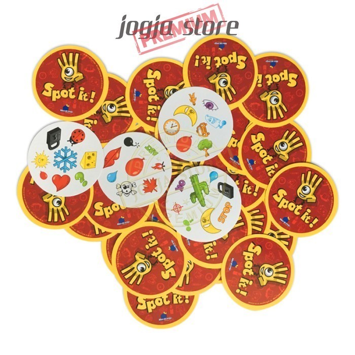 Jual Mainan Edukasi Anak Spot It Game Kartu Spot It Classic Card Board ...