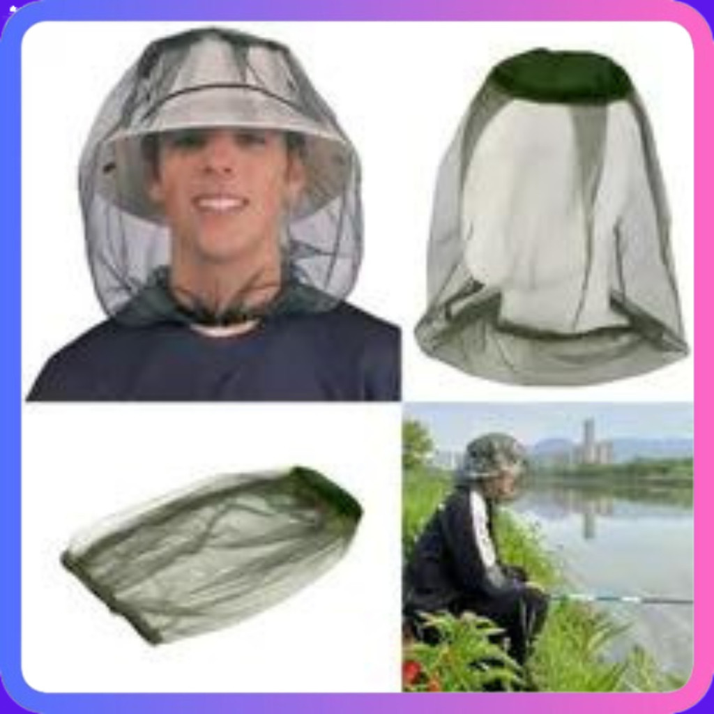 Jual Topi memancing Anti serangga, topi Anti nyamuk pelindung terik ...