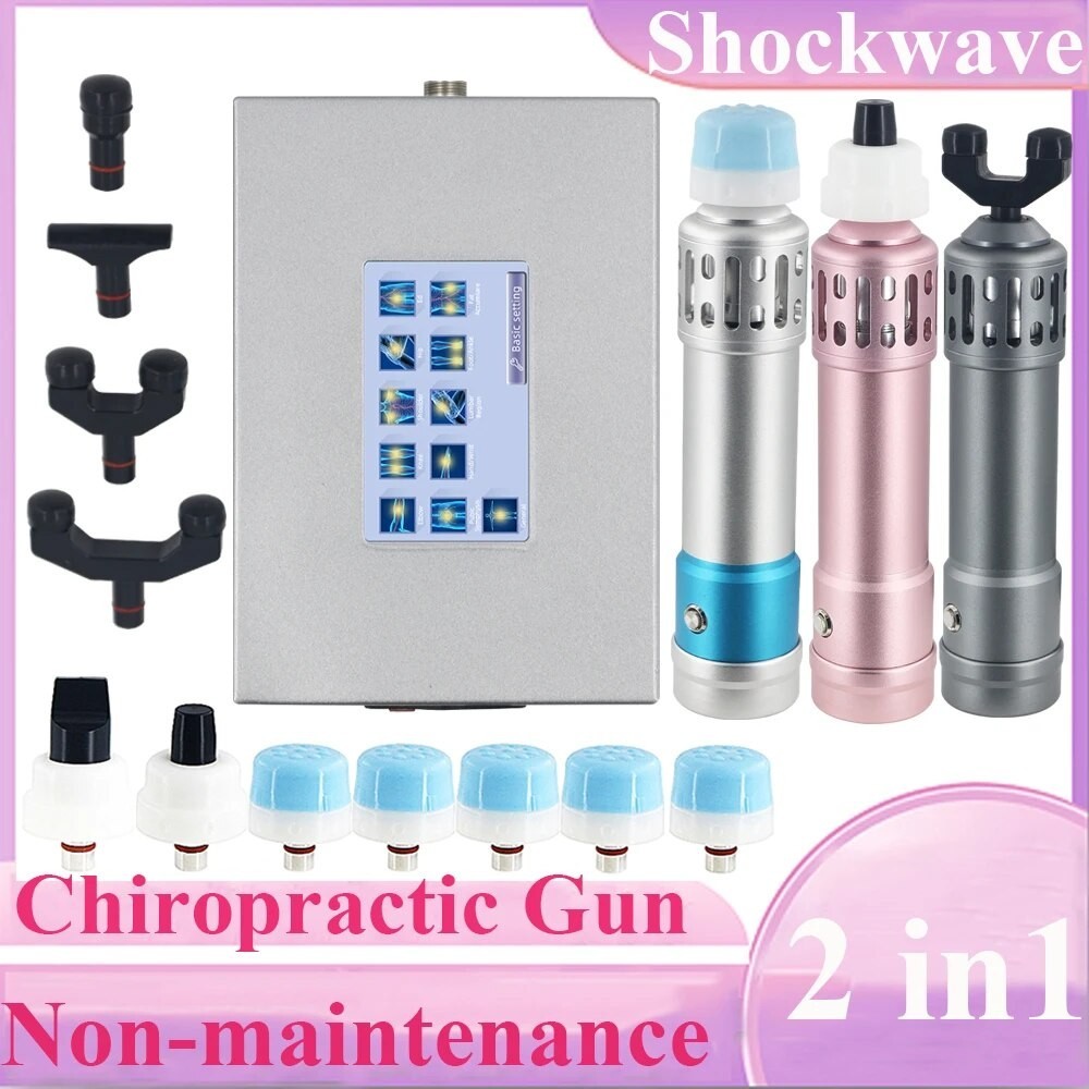 Jual PREORDER Professional Shock Wave Therapy Chiropractic Gun 250MJ ...