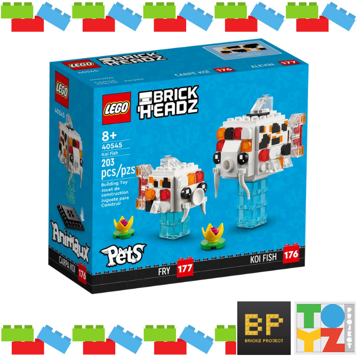 Jual Lego 40545 BrickHeadz - Koi Fish Original TP Bali | Shopee Indonesia
