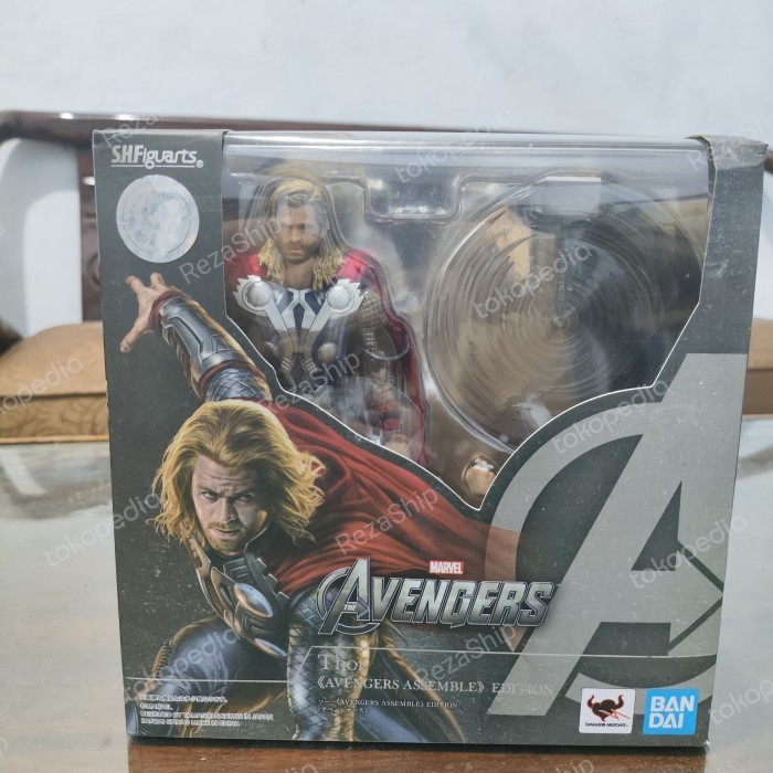 Jual shf thor avengers assemble god of thunder original figure | Shopee ...