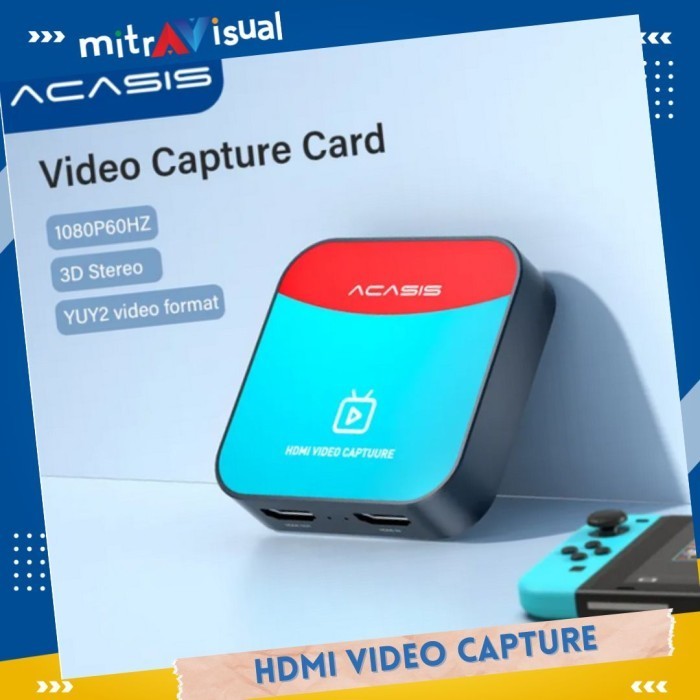Jual ACASIS VC003 USB 30 HDMI Video Game Capture Loop Out YUY2 Real ...