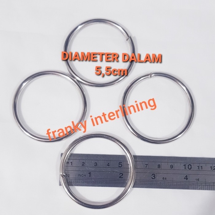 Jual RING STAINLESS BULAT TEBAL & KUAT HARGA PER LUSIN - DIAMETER 3,5CM ...
