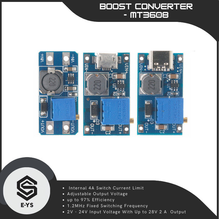 Jual MT3608 Step Up / Boost Converter | Shopee Indonesia