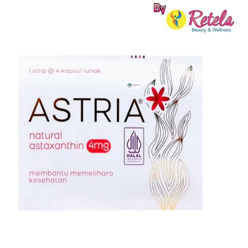 Jual ASTRIA ASTAXANTHIN 4MG BOX 2 STRIP 12 KAPSUL | Shopee Indonesia