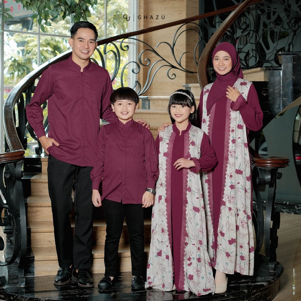 Jual Ghazu Beraya Family Set Baju Couple Keluarga Sarimbit Lebaran ...