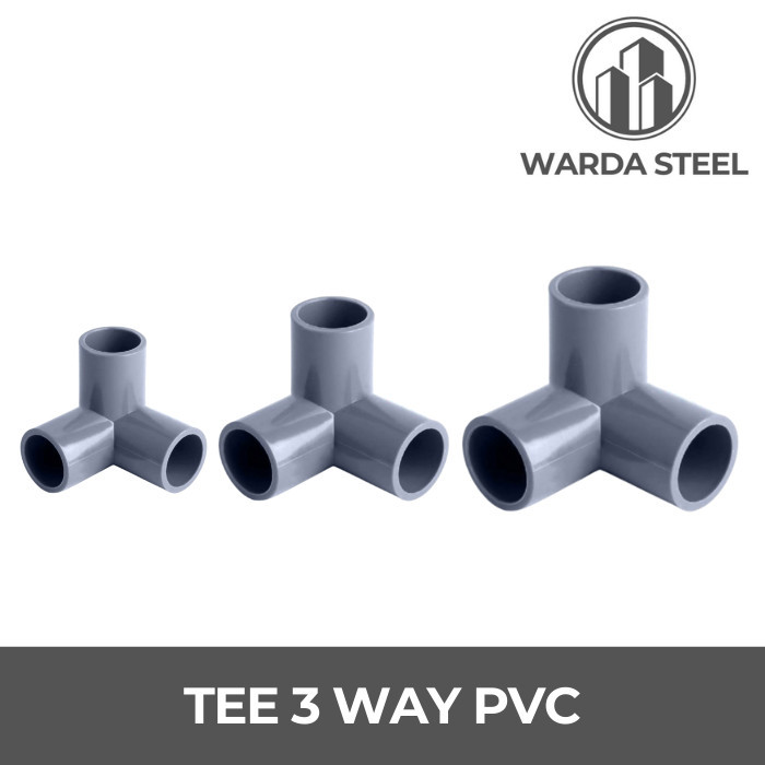 Jual Tee Elbow 3 Way 90 deg PVC - T Siku Sambungan Pipa Cabang 3 Arah 1 ...