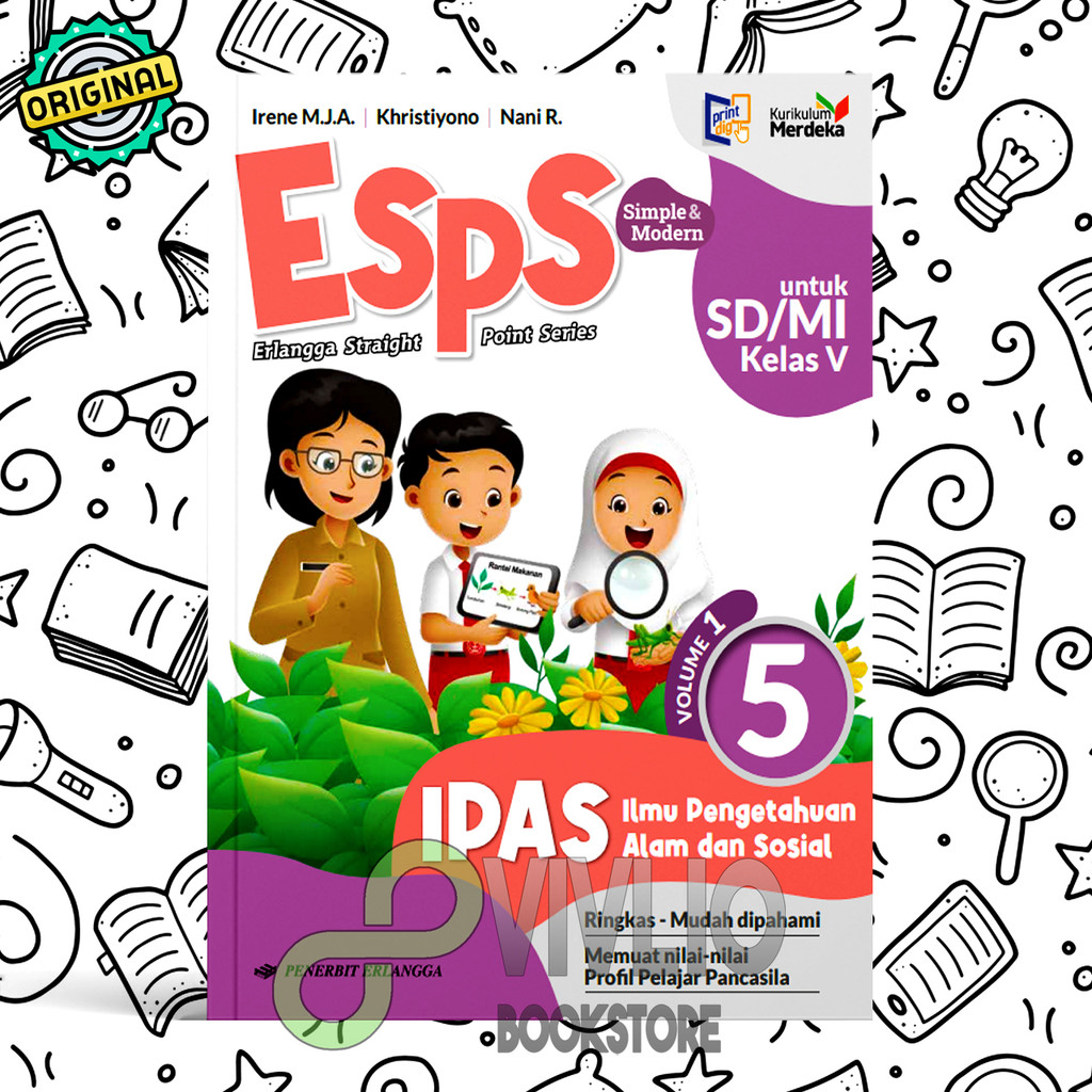 Jual ESPS IPAS Volume 1 untuk SD/MI Kelas V Erlangga | Shopee Indonesia