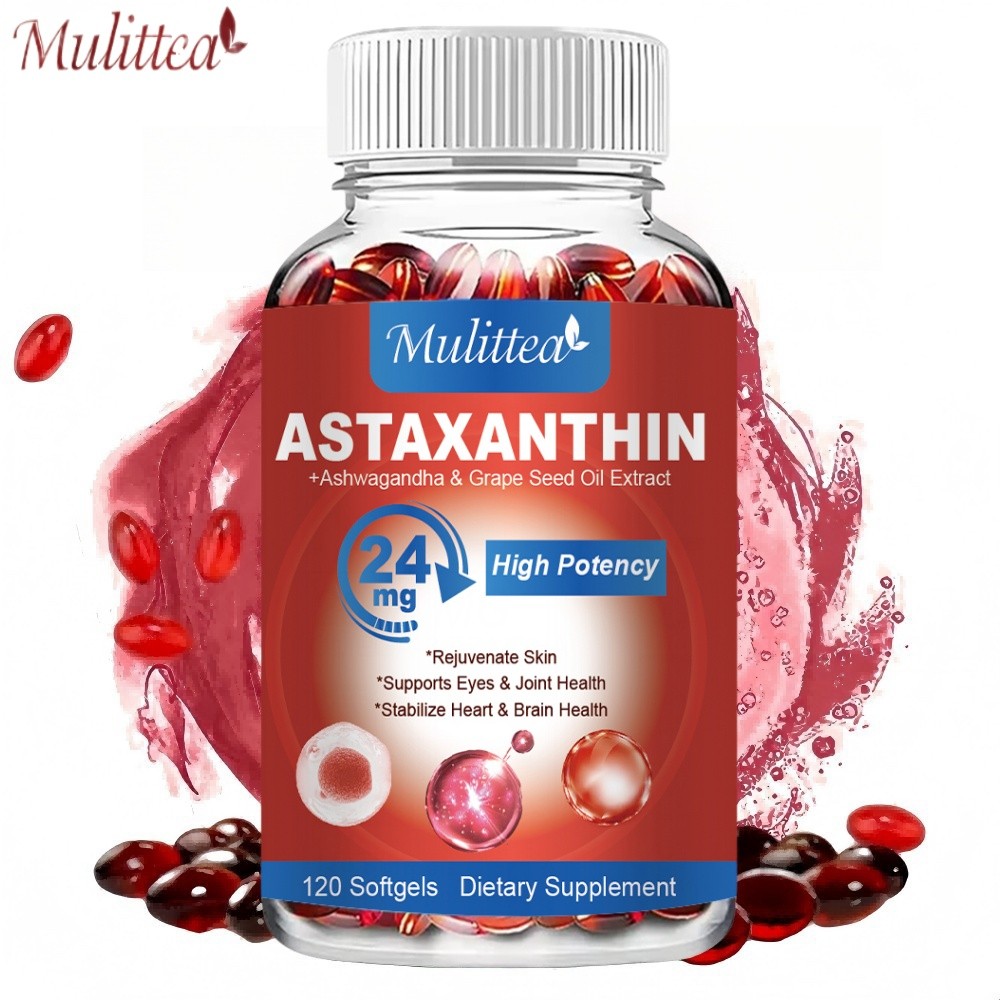 Jual Mulittea Astaxanthin Kapsul120pcs untuk Kesehatan Kardiovaskular ...
