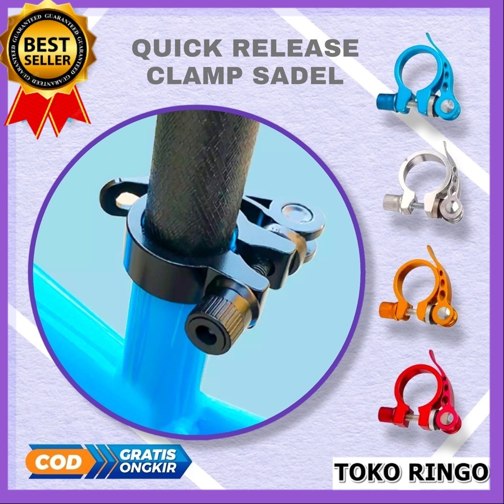 Jual Seat clamp 28.6 untuk seatpost 25.4 sepeda fixie lipat seatclamp ...