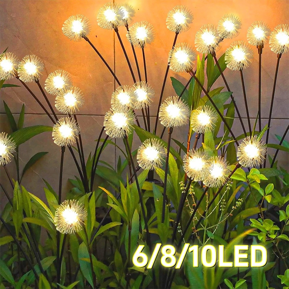 Jual 10LED Lampu Surya Outdoor/Lentera surya dandelion/ Lampu Dandelion ...