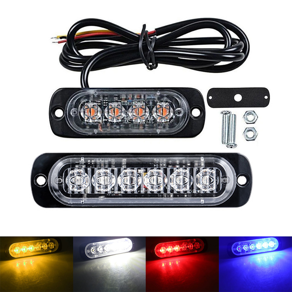 Jual 6LED Warning light LED trailer lights Truck side indicator lights ...