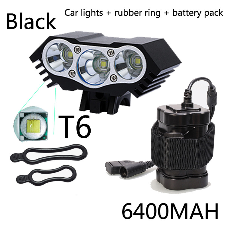 Jual 3xT6 LED Bicycle Front Light Bike Headlight Flashlight Waterproof ...