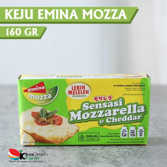 Jual Emina Keju Mozzarella 160 gram Inagreen | Shopee Indonesia