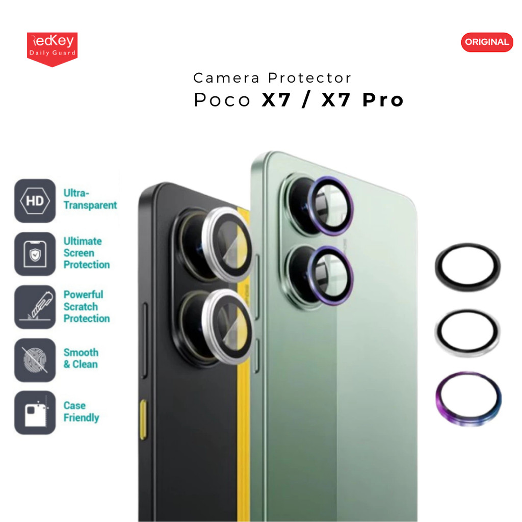 Jual Redkey Anti Gores Kamera Xiaomi Poco X7 X7 Pro - Best Camera Lens ...